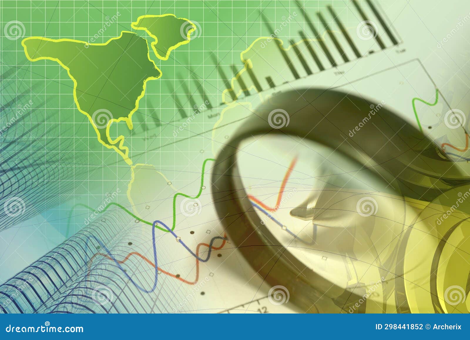 Business collage stock photo. Image of mail, commerce - 298441852