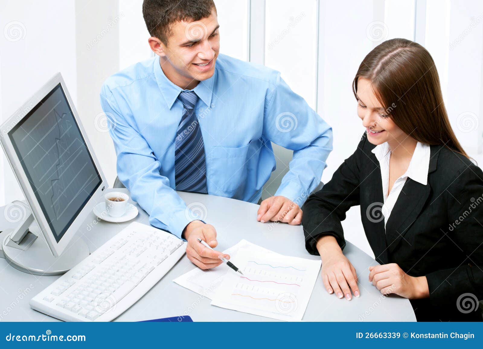 Business colleague stock image. Image of businesspeople - 26663339