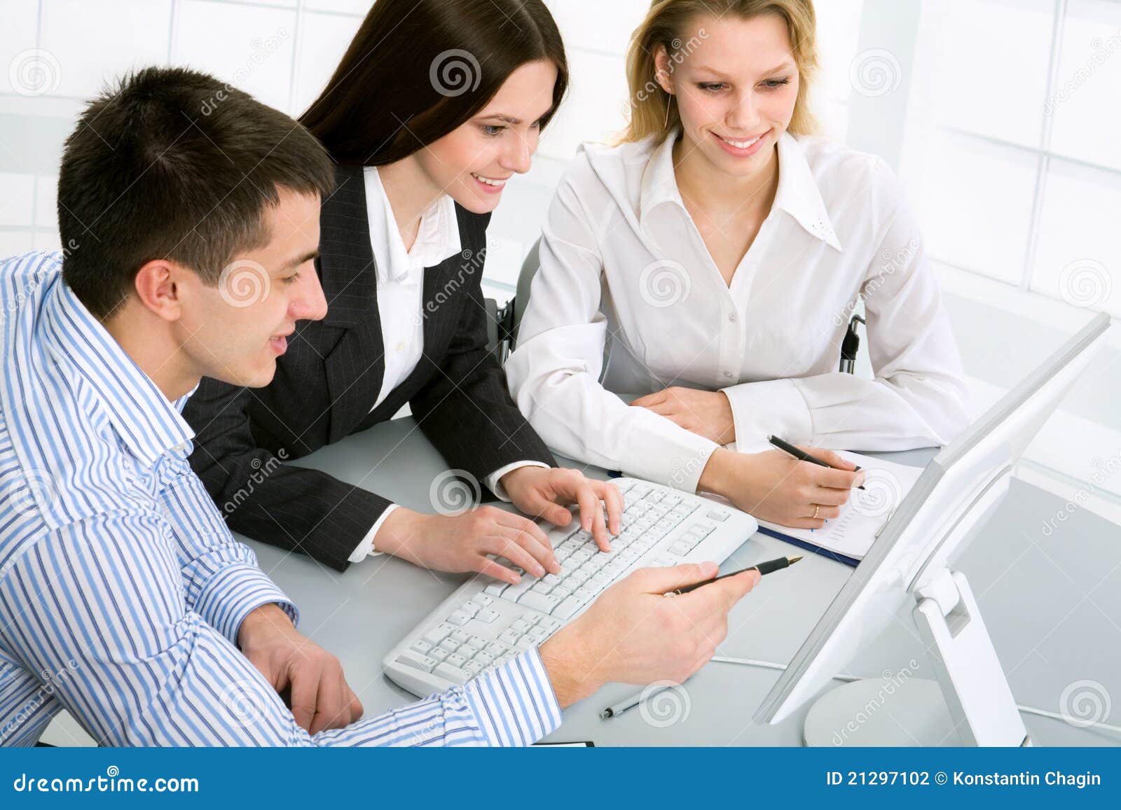 Business colleagues stock photo. Image of executive, corporate - 21297102
