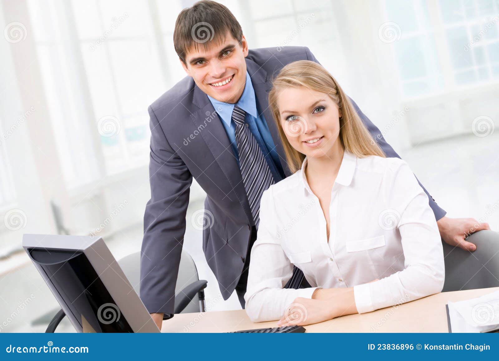 Business colleagues stock photo. Image of colleague, employee - 23836896