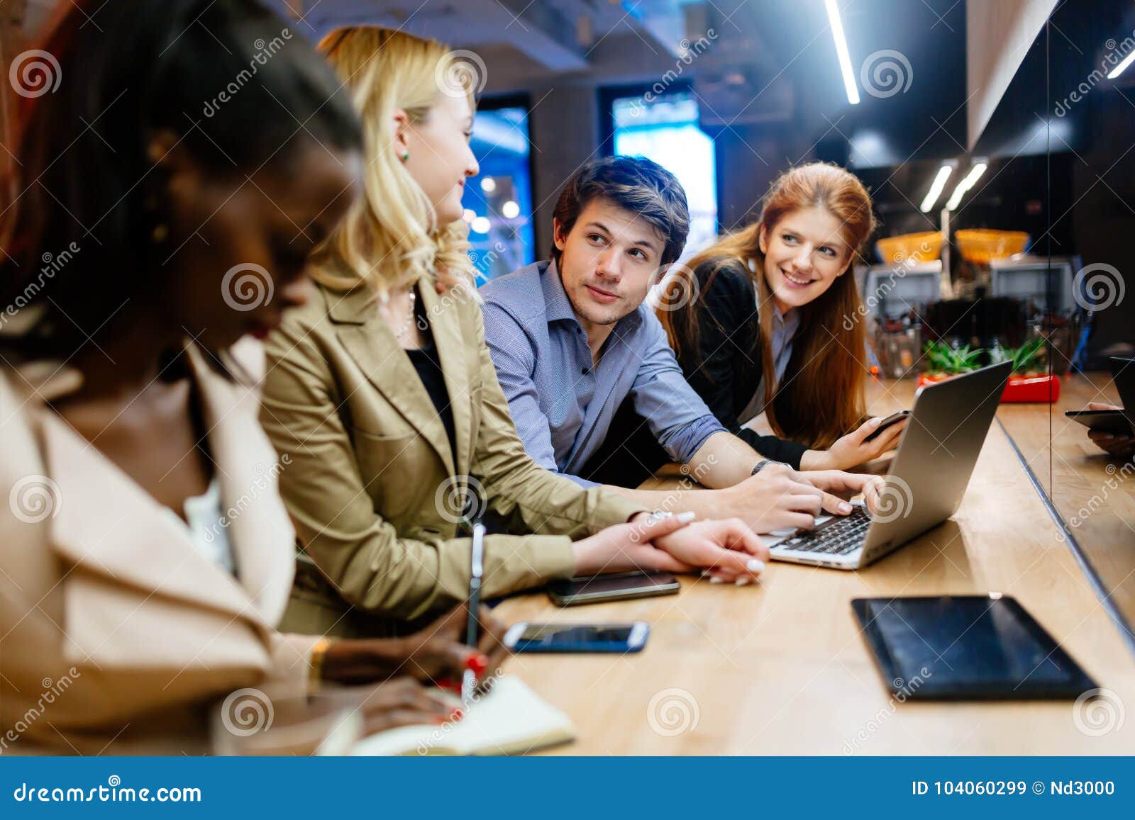 Business Colleagues Bonding in Pub Stock Image - Image of cooperation ...
