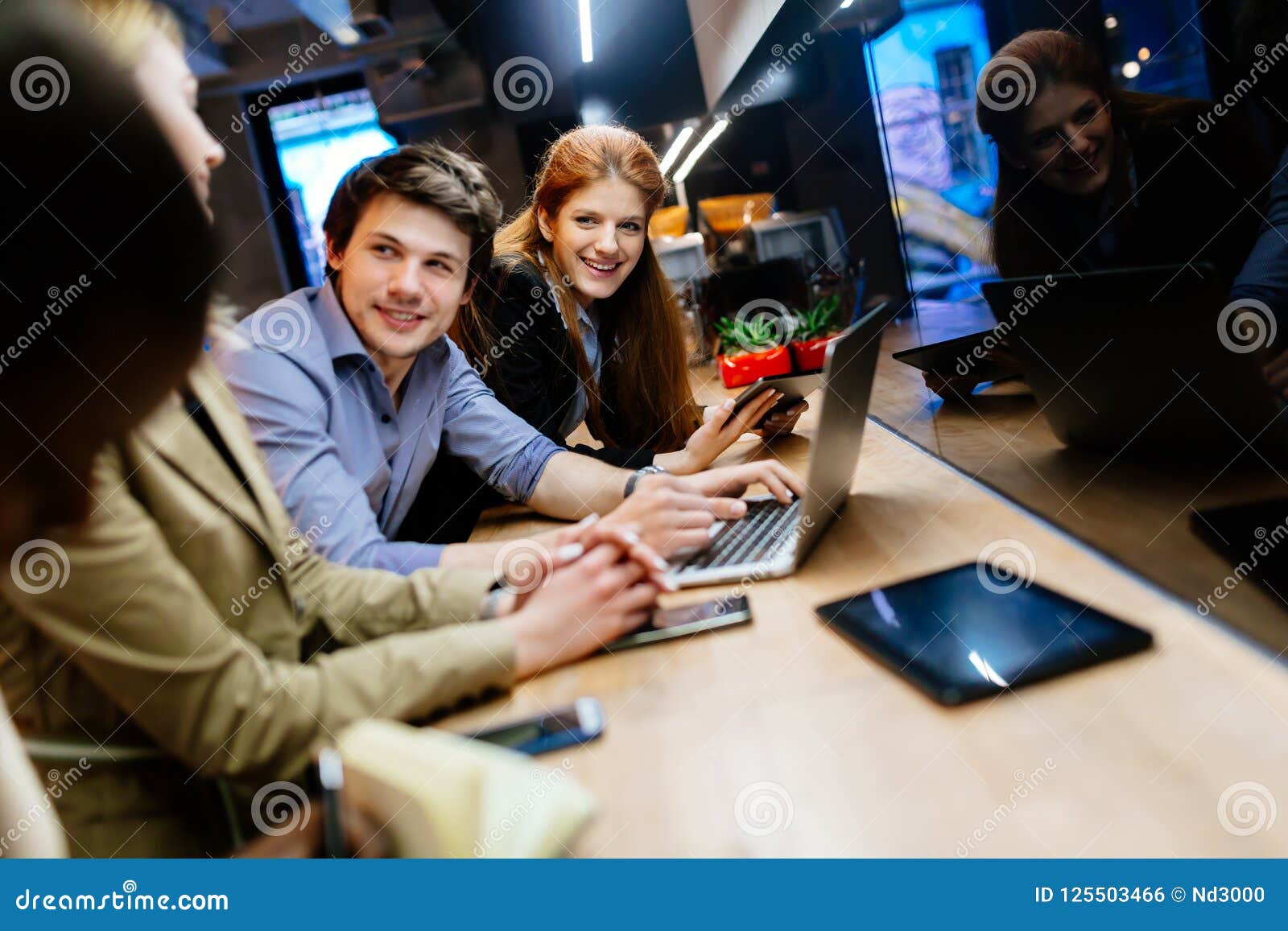 Business Colleagues Bonding in Pub Stock Photo - Image of cooperation ...