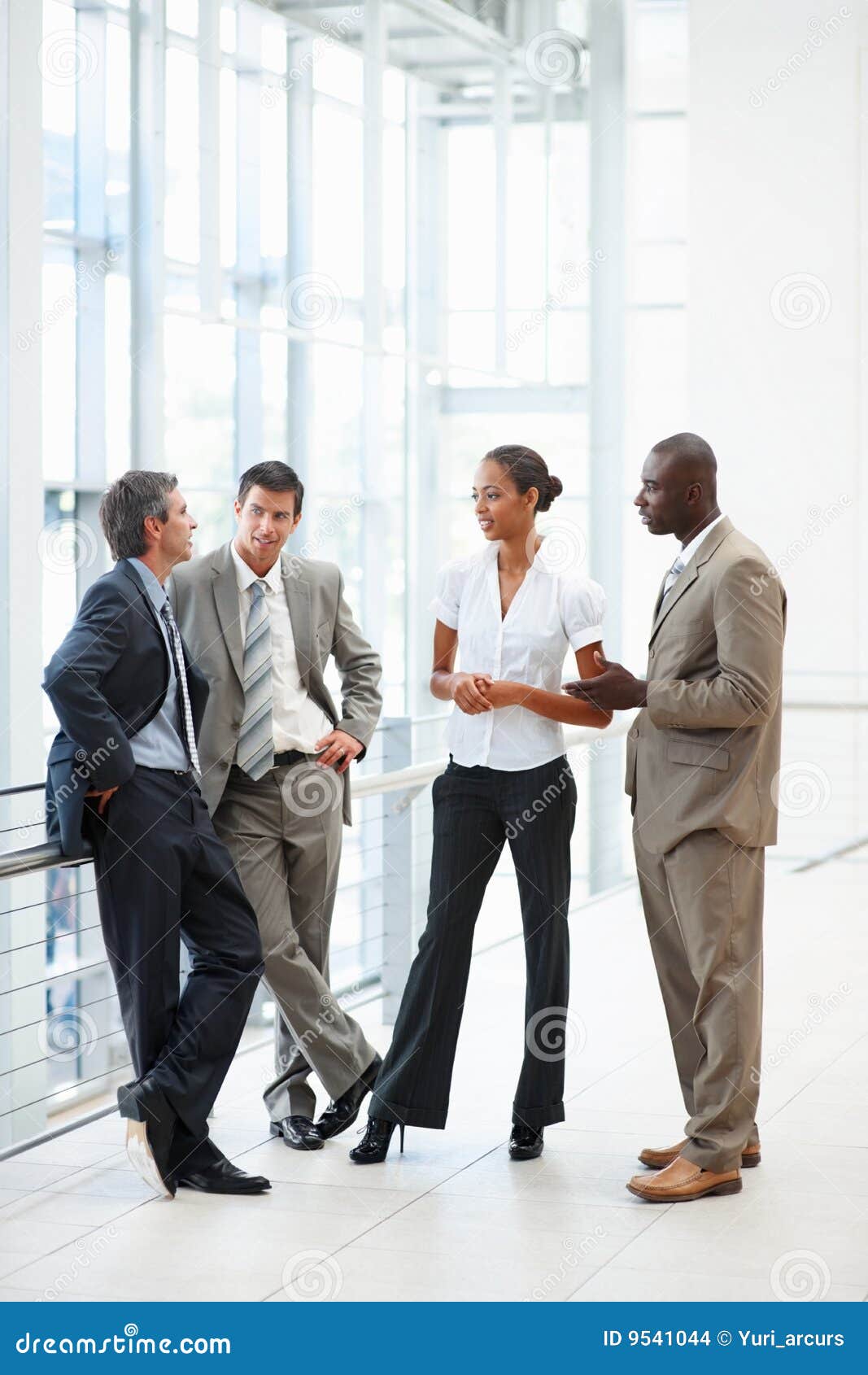 Business Colleagues Busy in a Discussion Stock Photo - Image of ...
