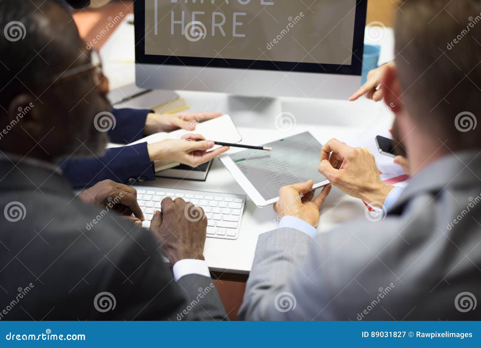 Business Colleagues Conference Teamwork Concept Stock Image - Image of ...
