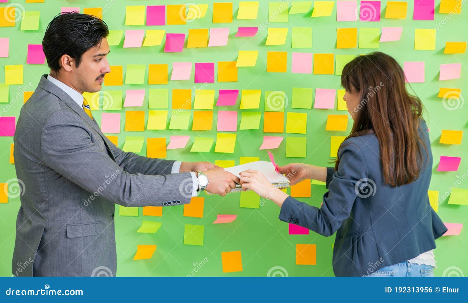 Business Colleagues Discussing Future Priorities Stock Photo - Image of ...