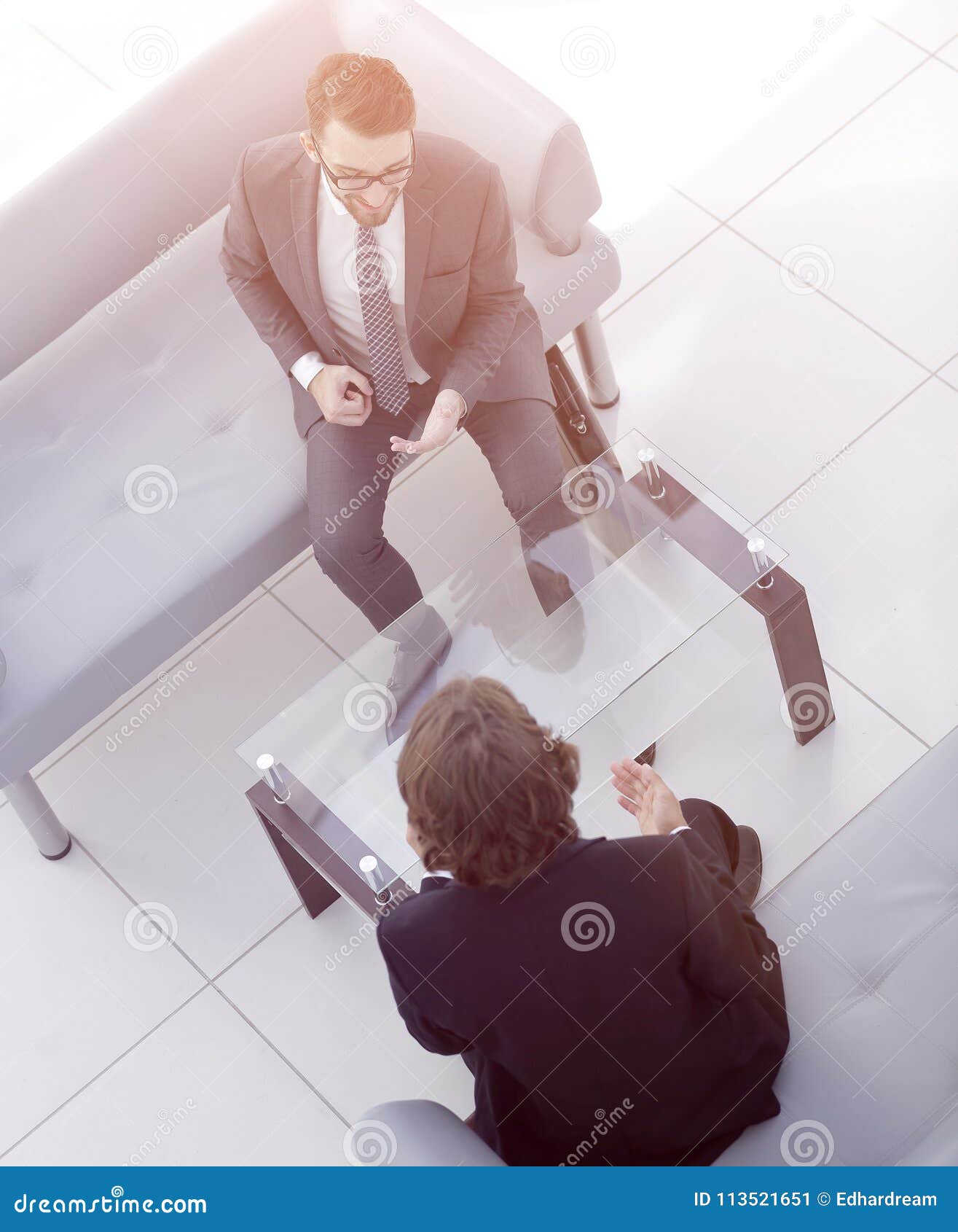 Business Colleagues Discussing Problems Stock Image - Image of company ...