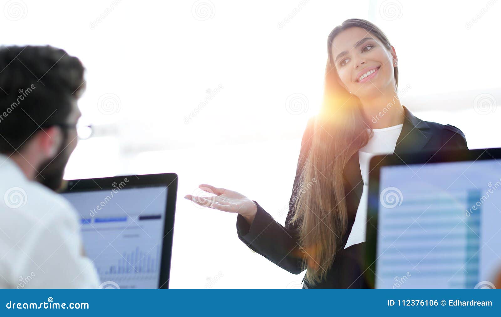 Business Colleagues Discussing Work Issues at the Office Stock Photo ... Business Colleagues Discussing Work Issues at the Office Stock Photo ...