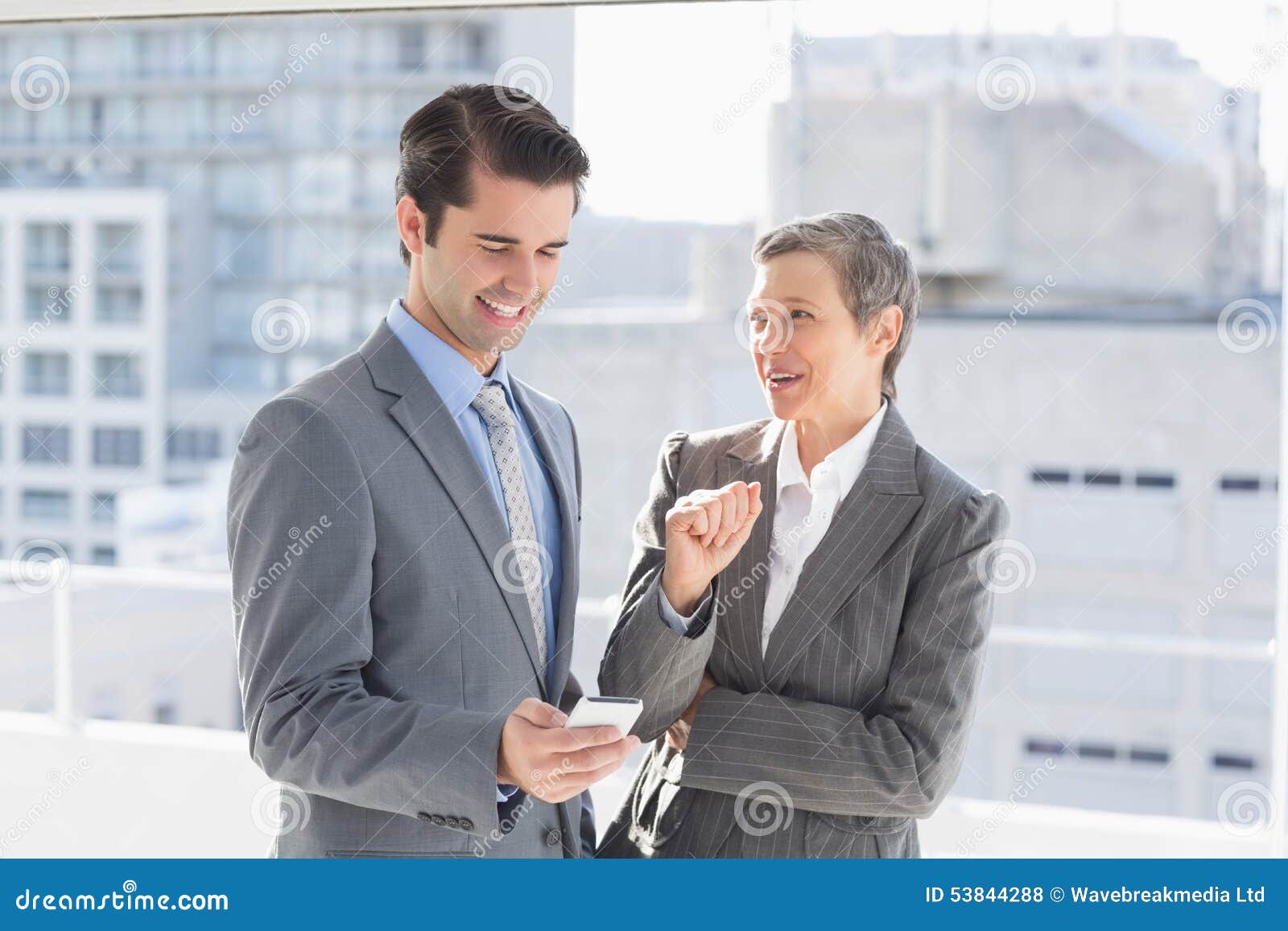 Business Colleagues Having Conversation Stock Photo - Image of elegant ...