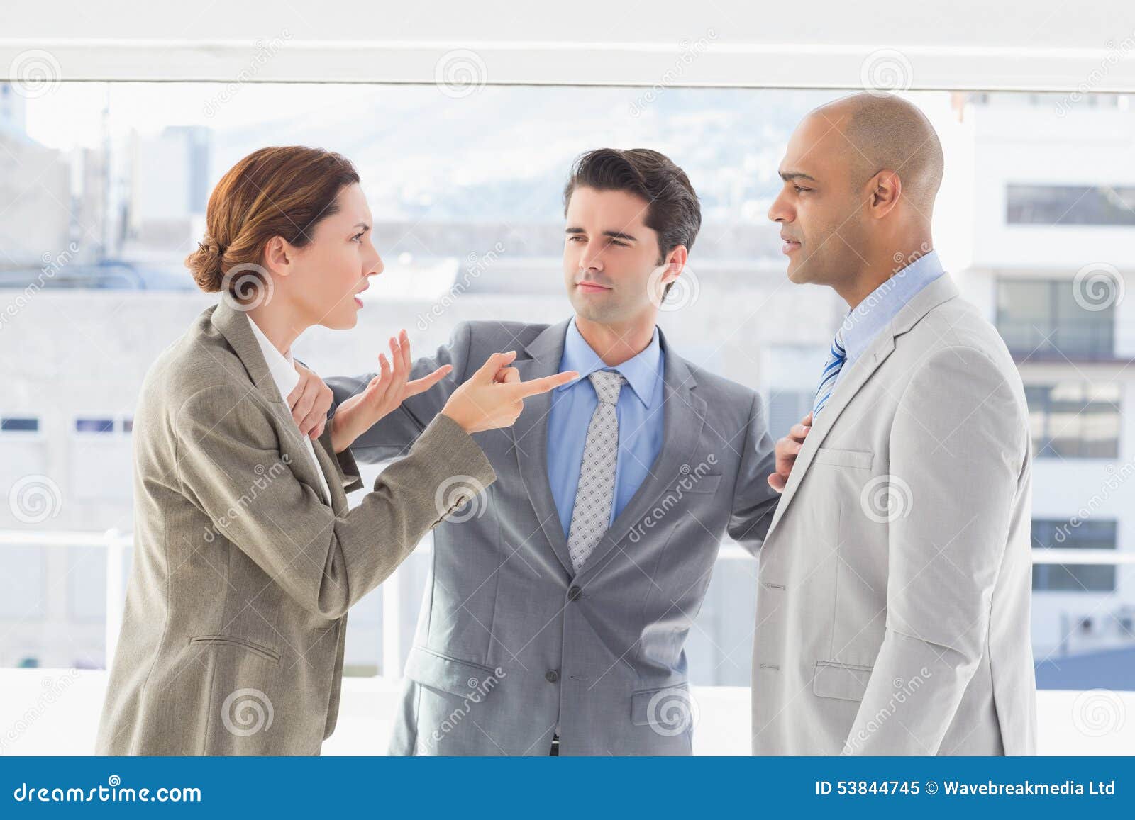 Business Colleagues Having a Disagreement Stock Image - Image of classy ...