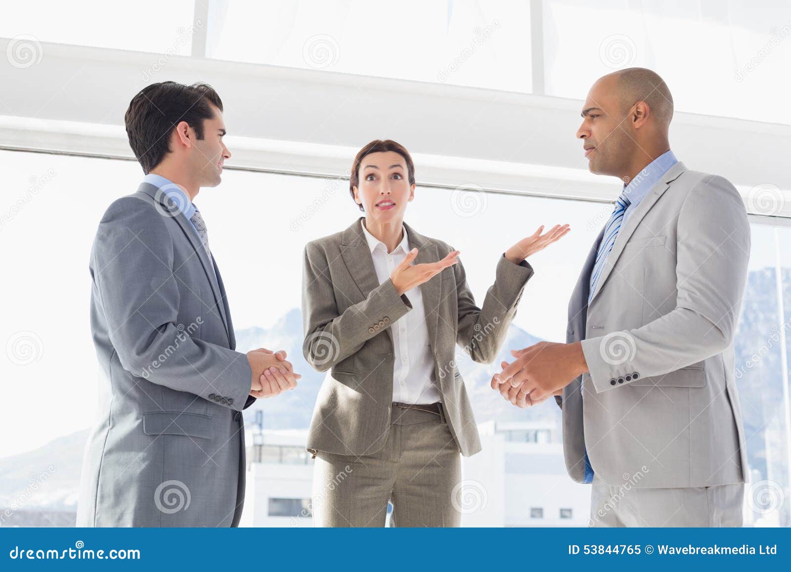Business Colleagues Having a Disagreement Stock Image - Image of ...