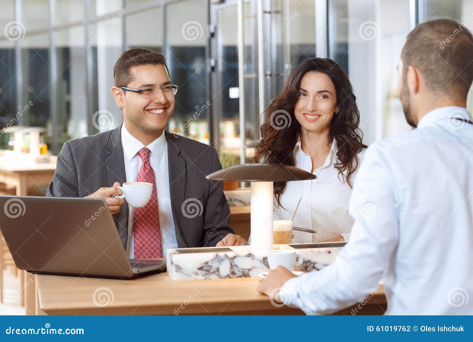 Business Colleagues Having Friendly Conversation Stock Photo - Image of ...