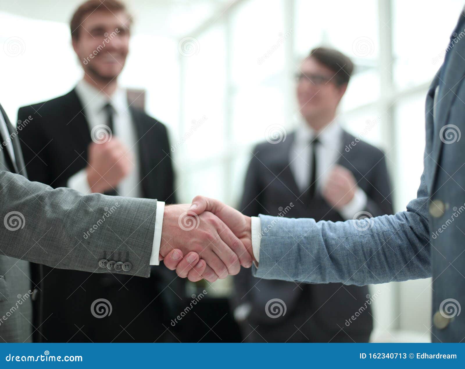 Business Colleagues Shaking Hands. Concept of Cooperation Stock Image ...