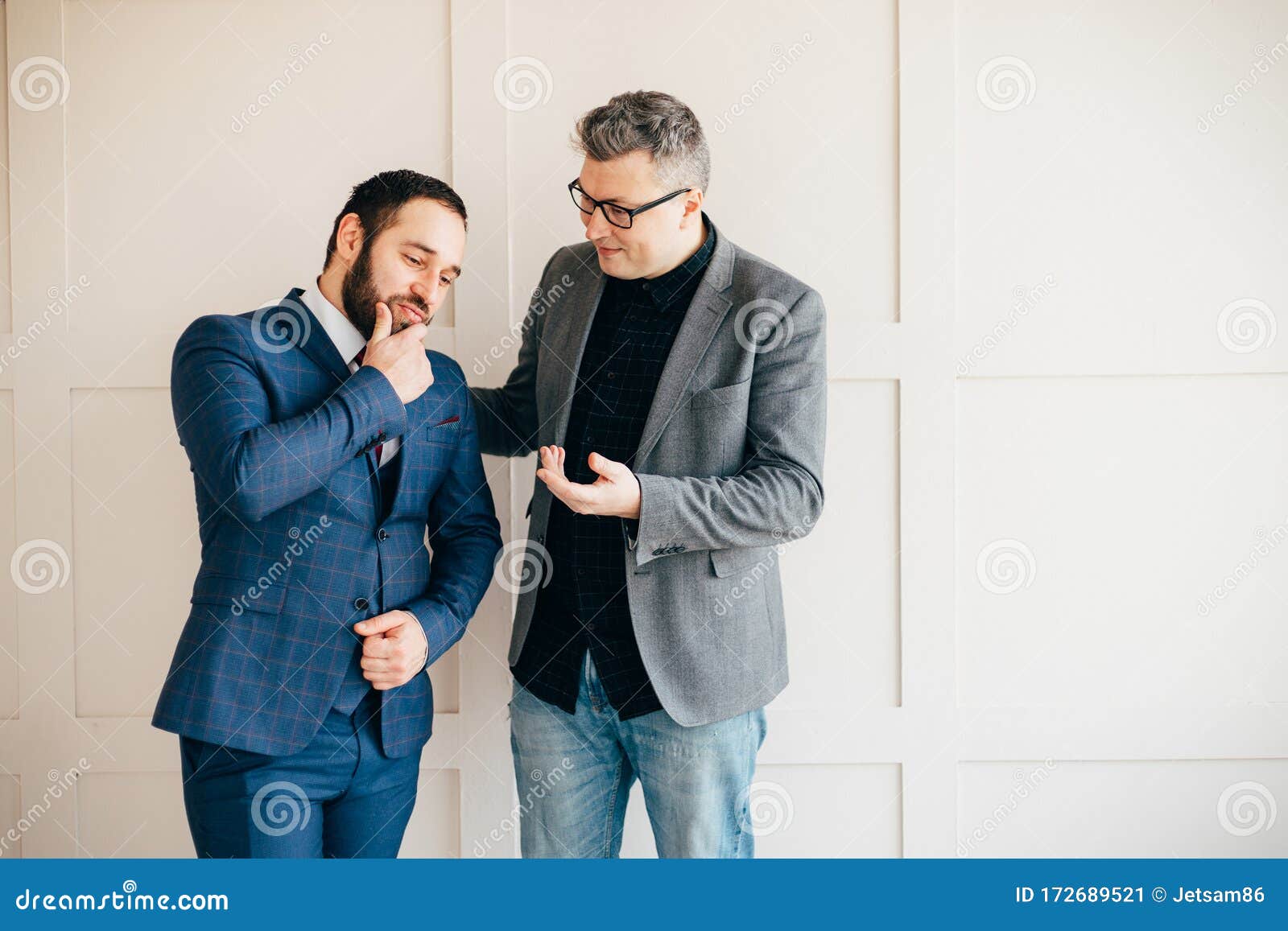 Business Colleagues Talking. Teamwork, Partnership Stock Image - Image ...