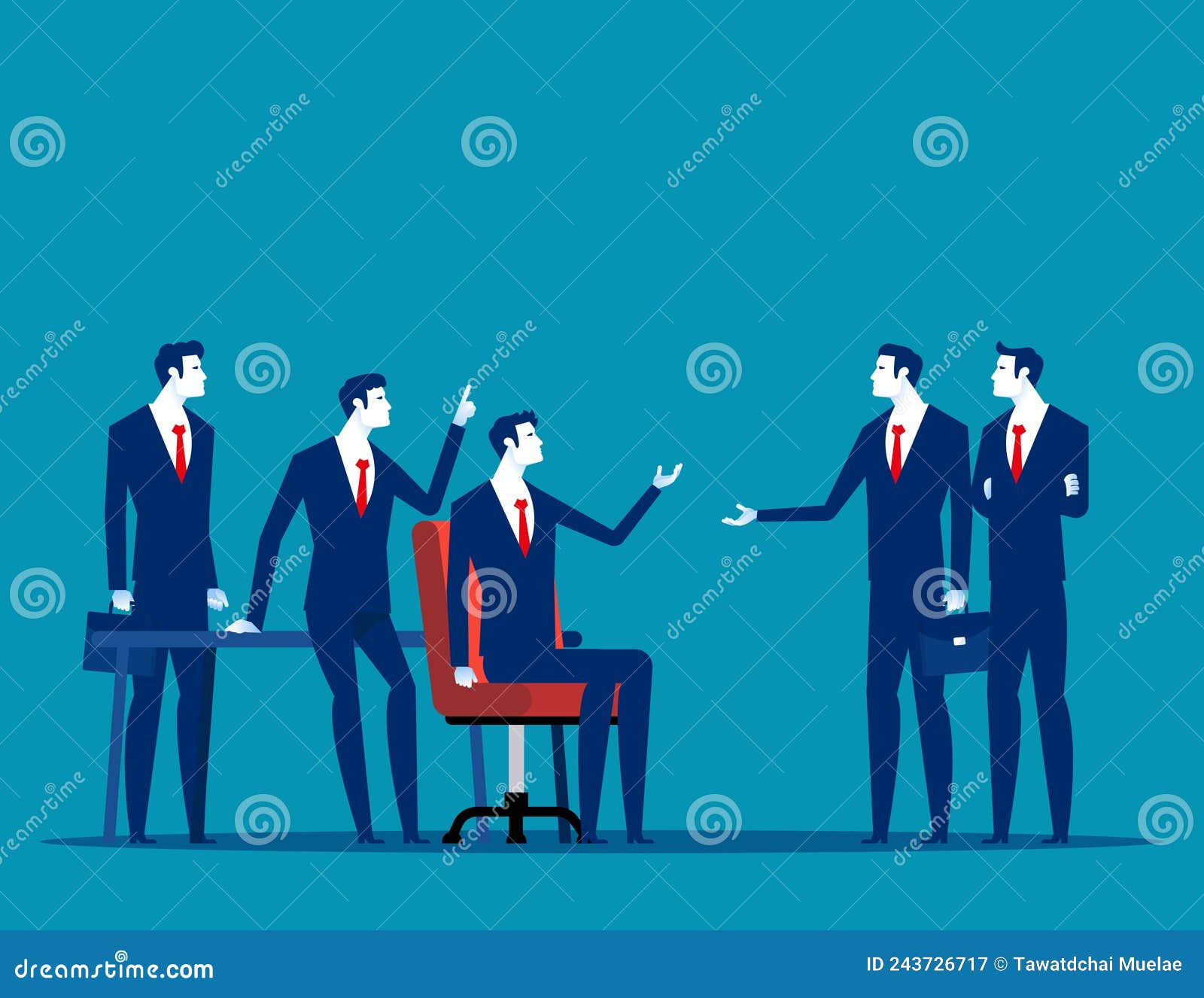 Business Colleagues Team Arguing Having Dispute in Office. Business ...