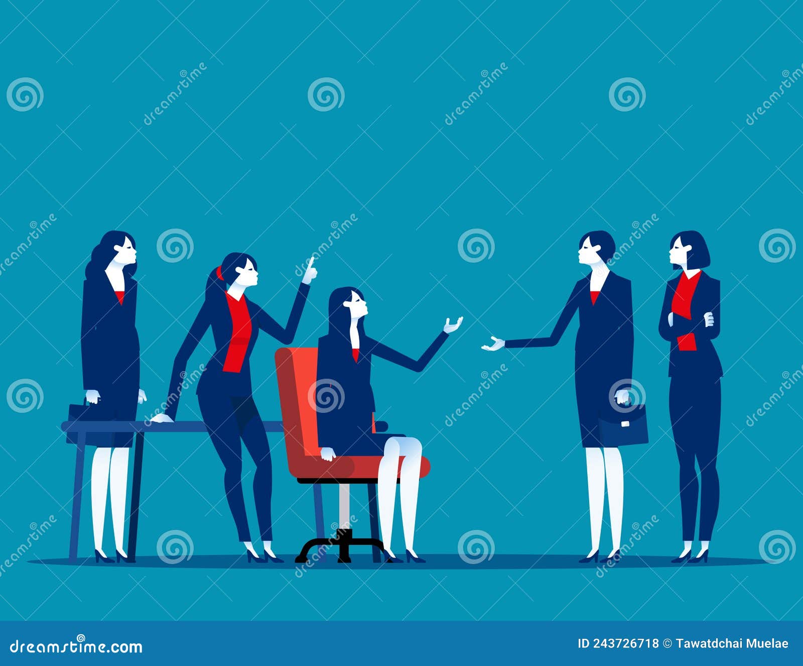 Business Colleagues Team Arguing Having Dispute in Office. Business ...