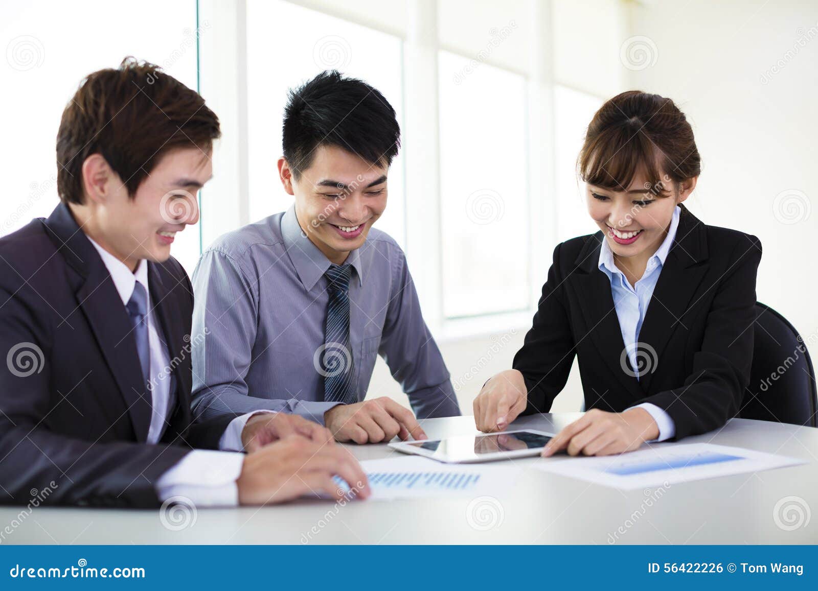 Business Colleagues Working in the Office Stock Photo - Image of ...