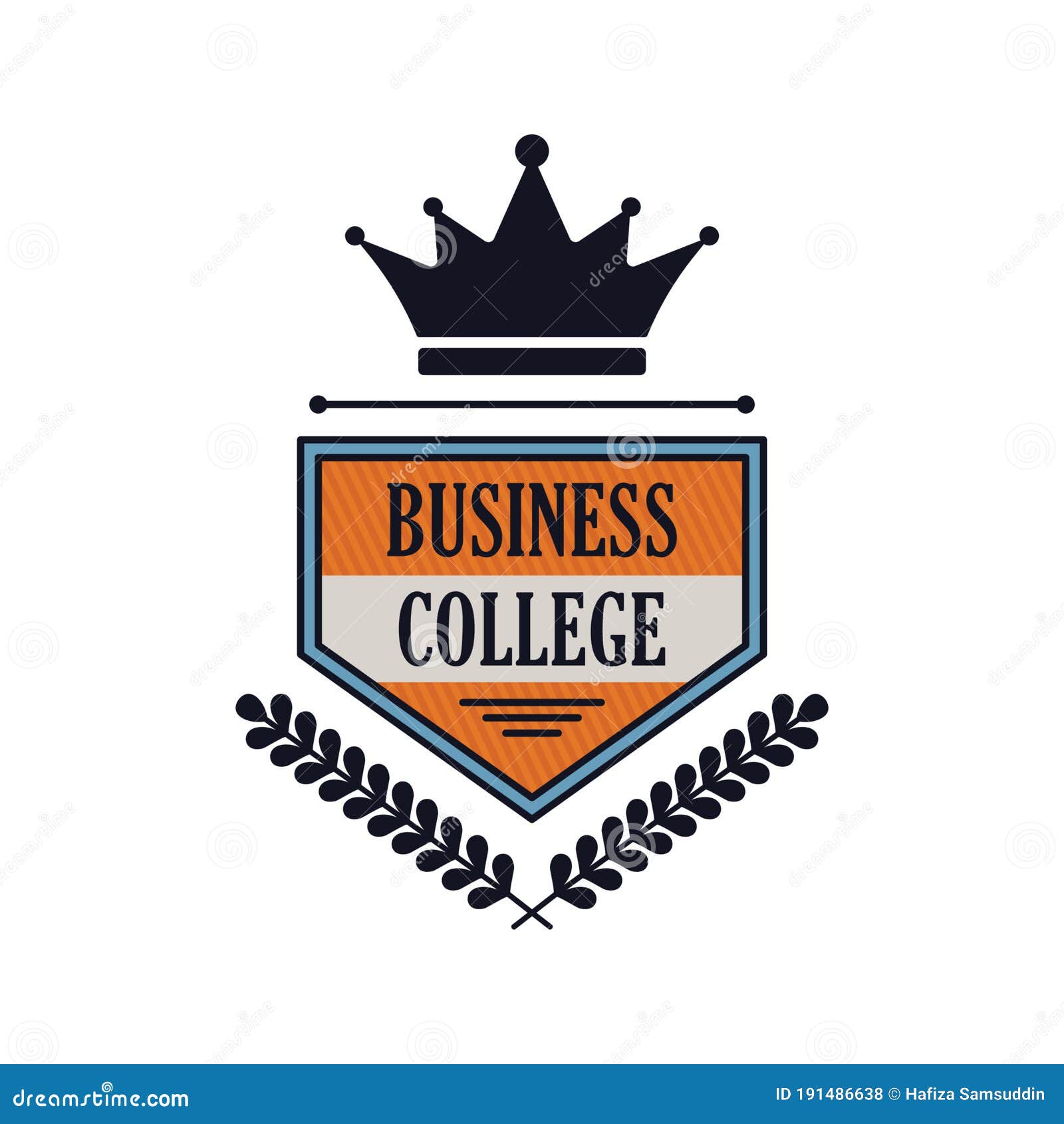 Business College Logo Element. Vector Illustration Decorative Design ...