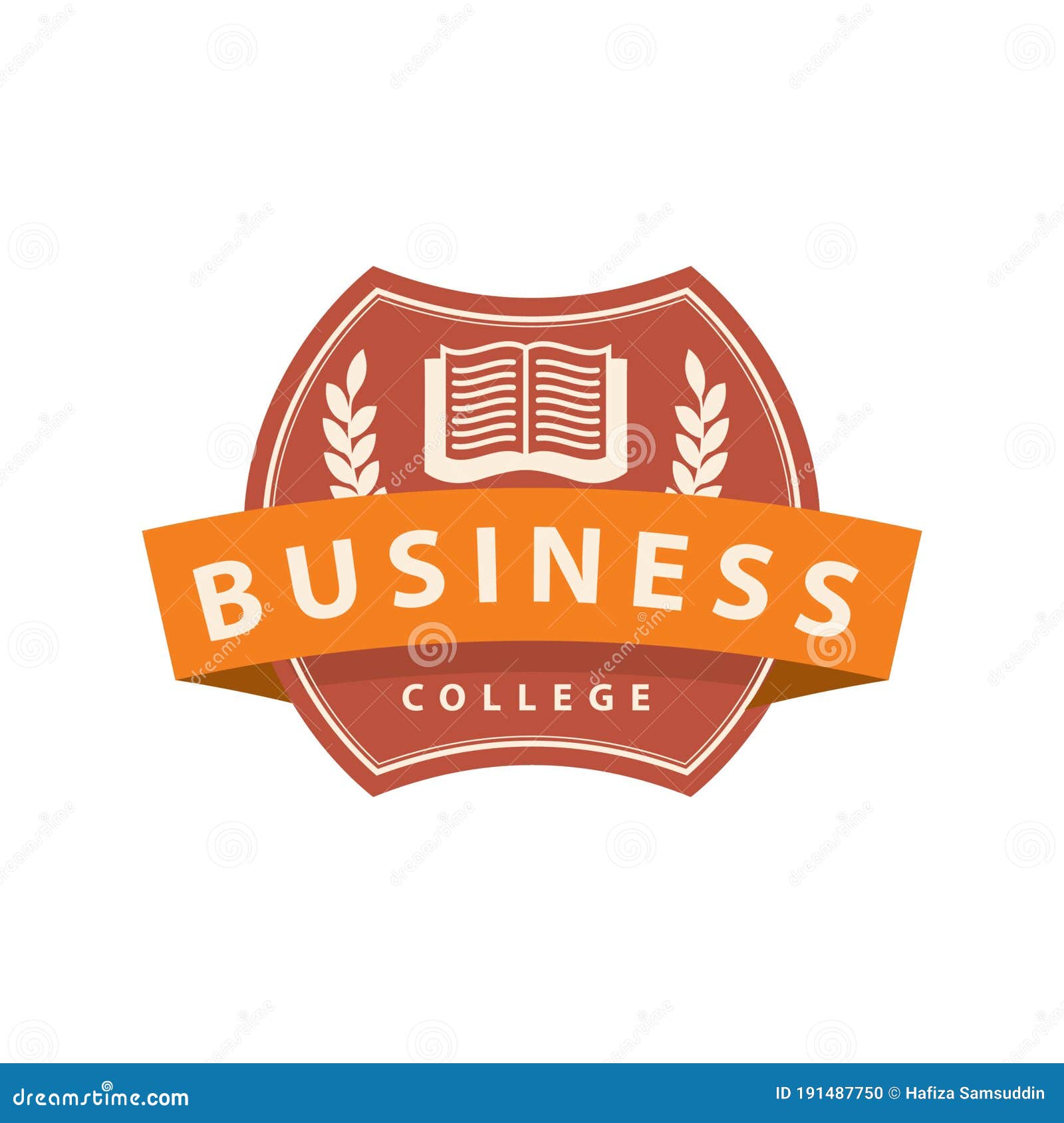 Business College Logo Element. Vector Illustration Decorative Design ...