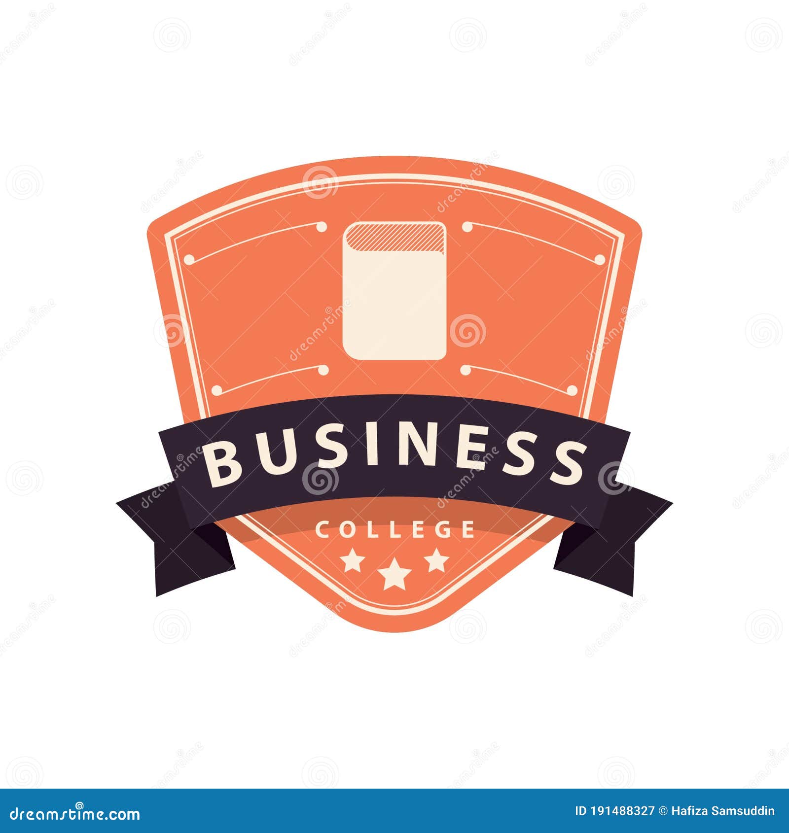 Business College Logo Element. Vector Illustration Decorative Design ...