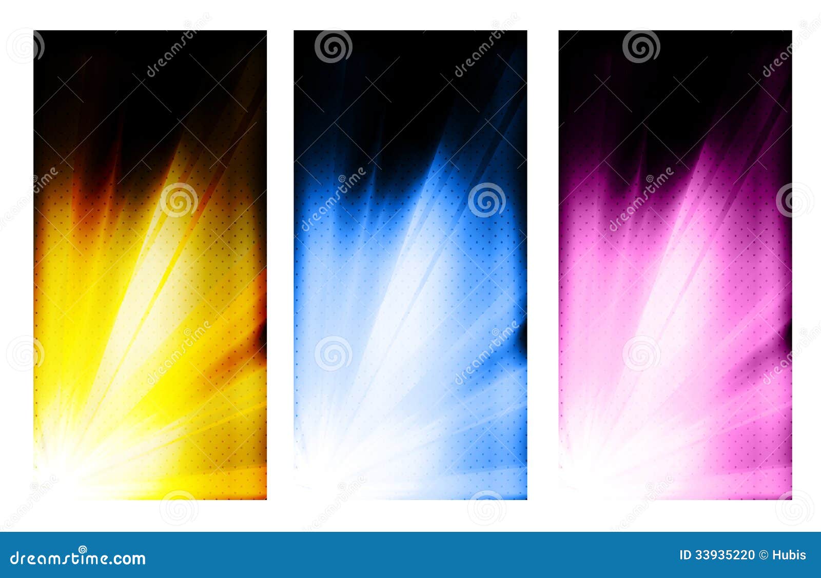 Business Color Brochure Design Set Stock Vector - Illustration of ...