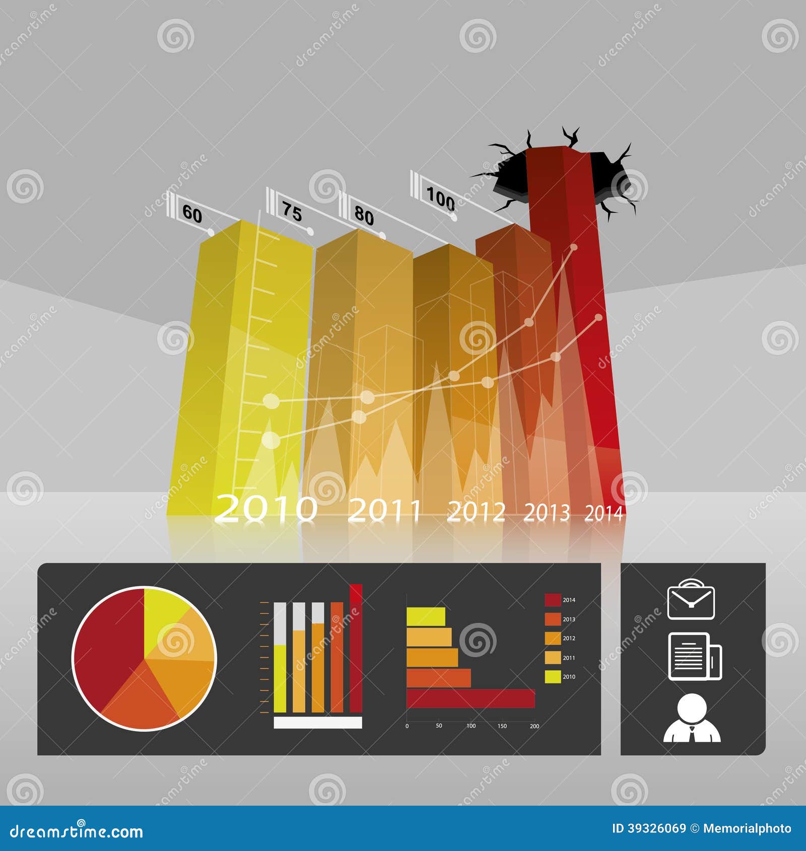 E Commerce Graph Paper Cartoon Vector | CartoonDealer.com #88889943