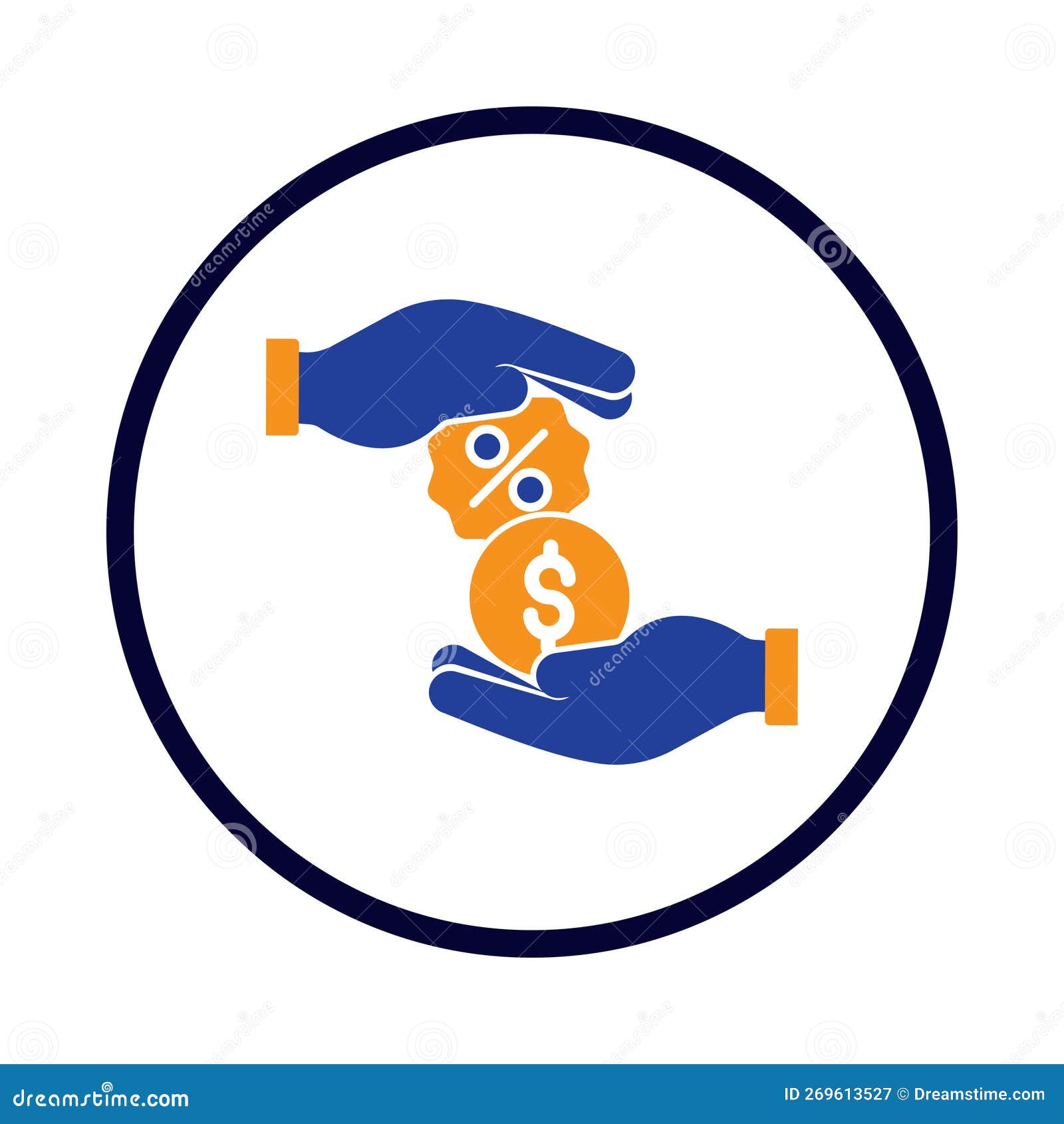 Business commission icon stock vector. Illustration of commission ...
