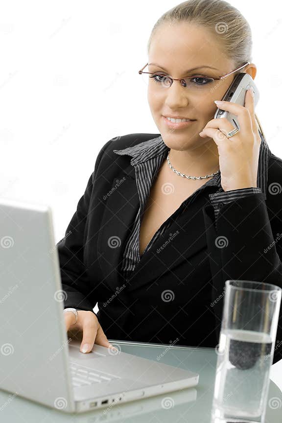 Business communication stock image. Image of cheerful - 10741797