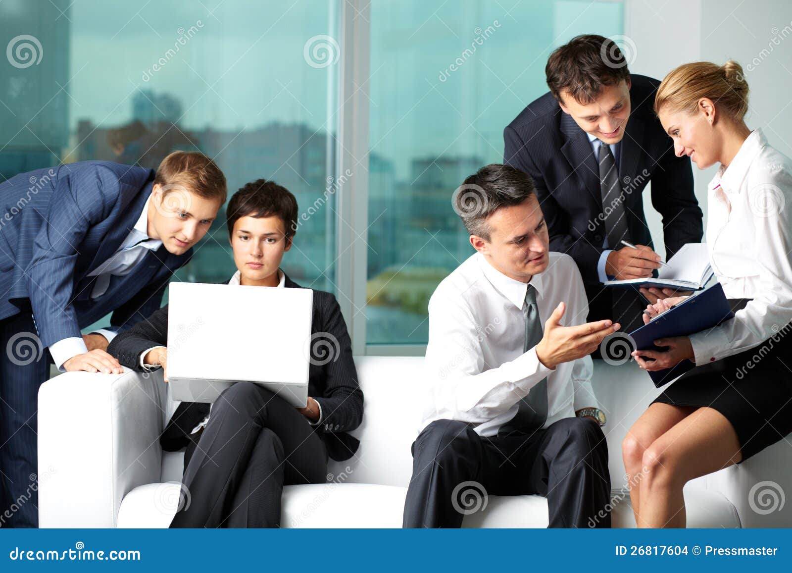 Business communication stock photo. Image of businesswoman - 26817604