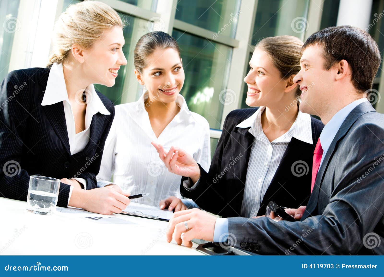 Business communication stock image. Image of looking, business - 4119703
