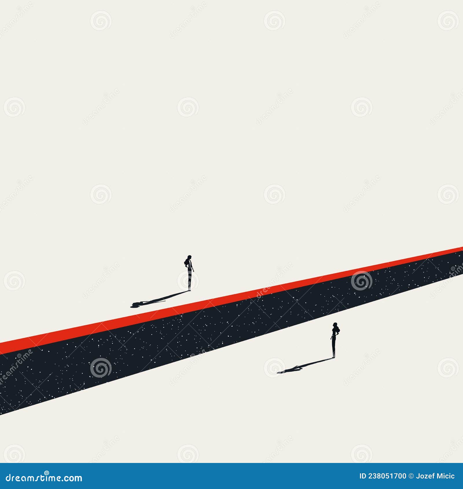 Business Communication Challenge and Obstacle Vector Concept. Symbol of ...