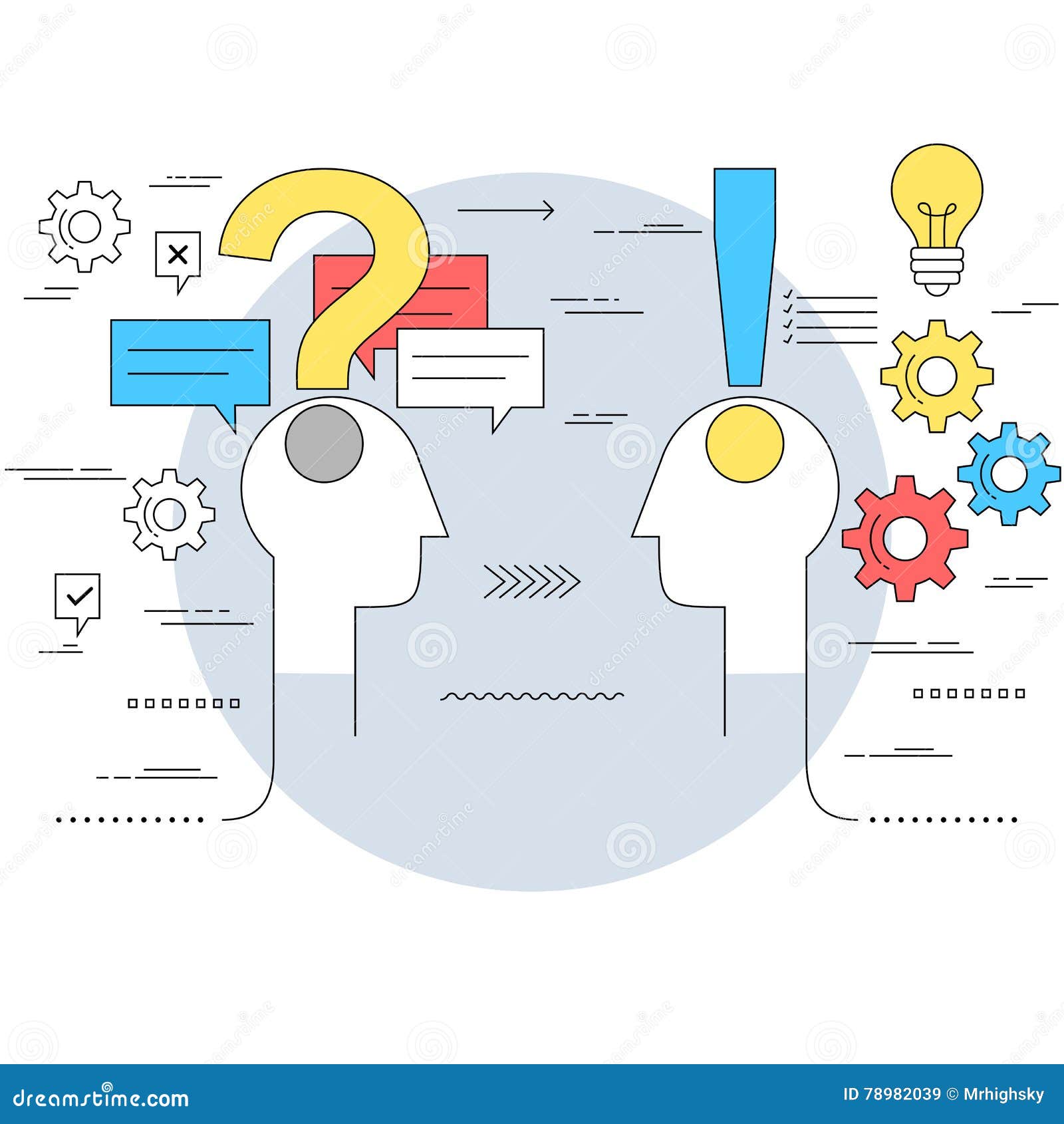 Communication Expert Line Icons Collection. Advocate, Advisor ...