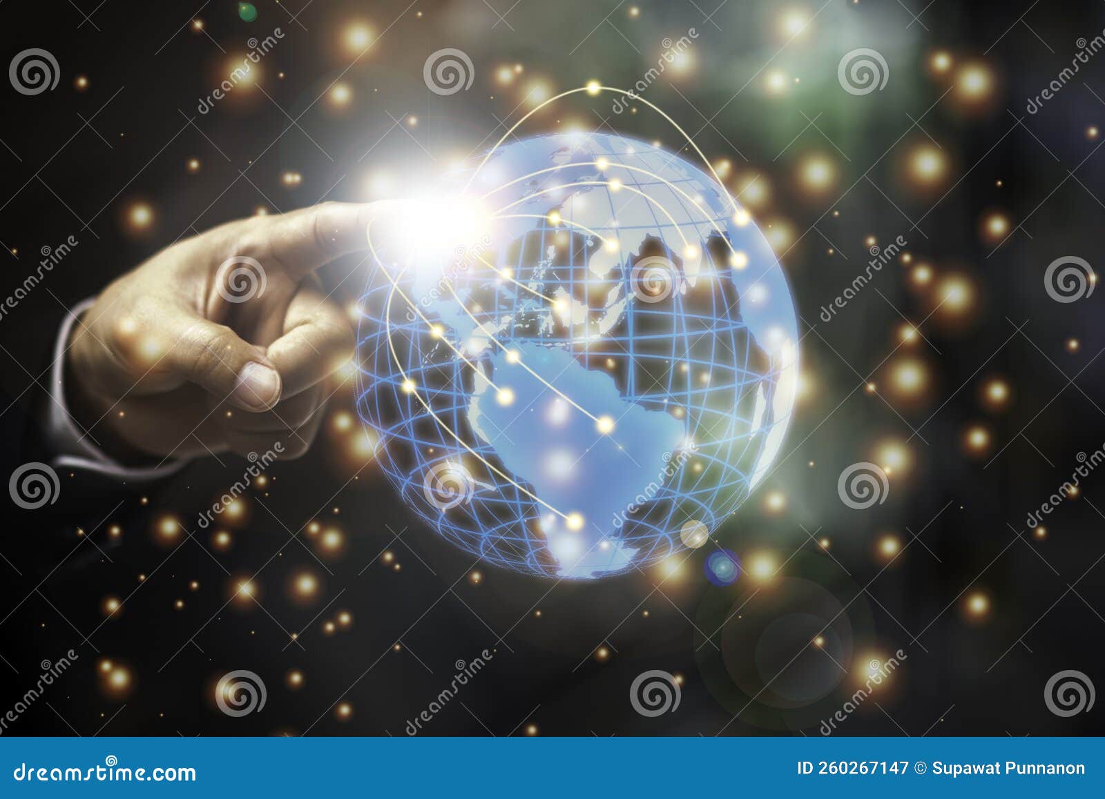 Business and Communication Technology Concept Stock Image - Image of ...