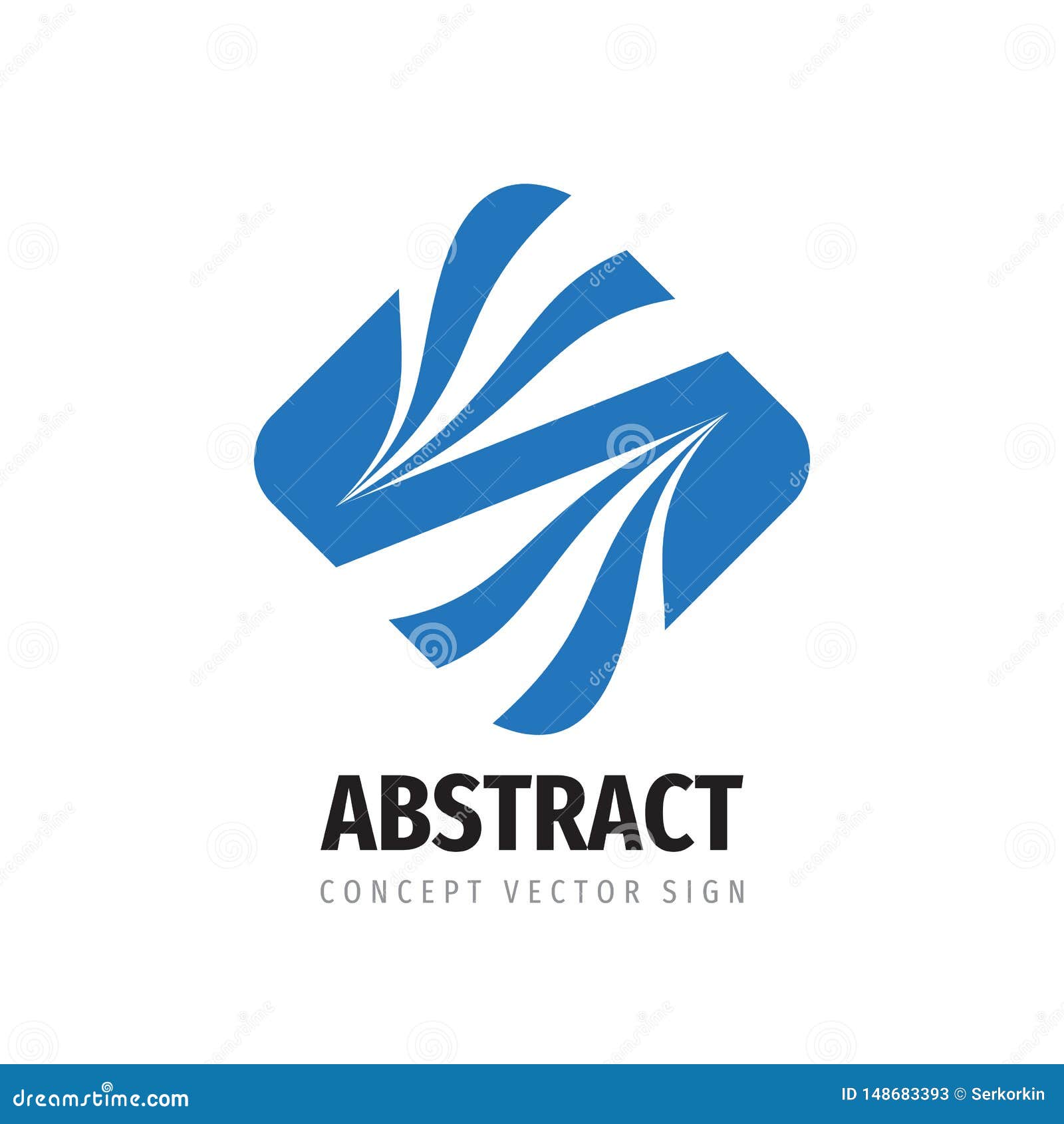 Business Company Cooperation - Vector Logo Design. Abstract Geometric ...