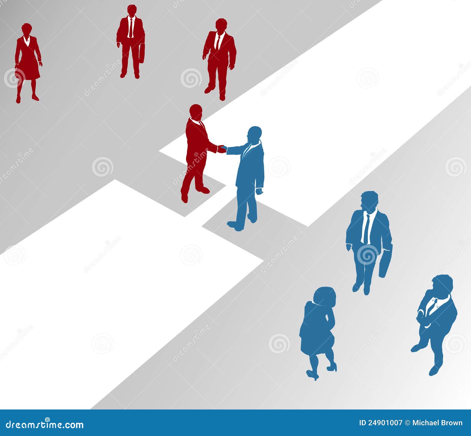 Leaders Of Two Teams Shake Hands Royalty-Free Stock Image ...