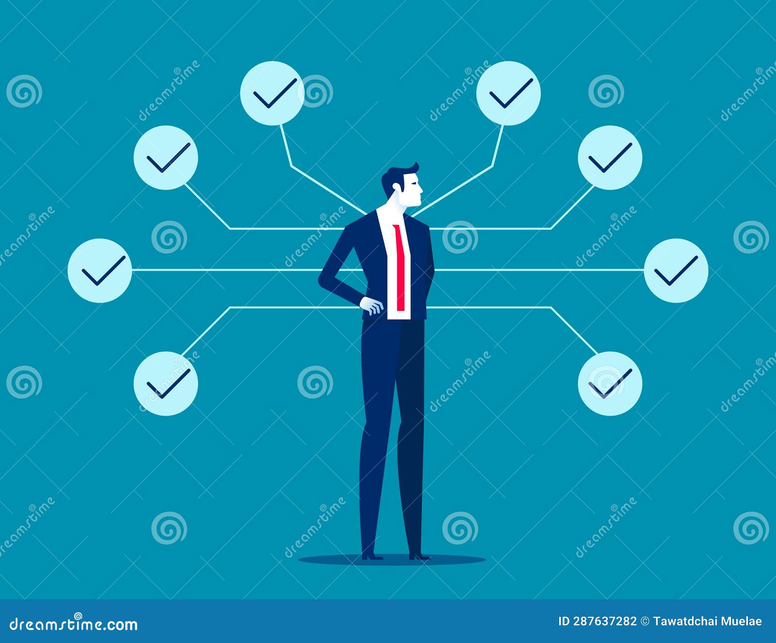 Business Competence and Experience. Business Ability Vector ...