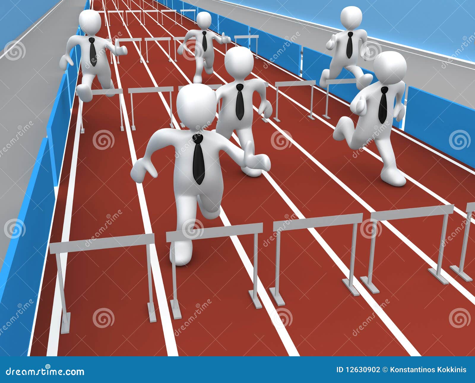 Business Competition stock illustration. Illustration of career - 12630902