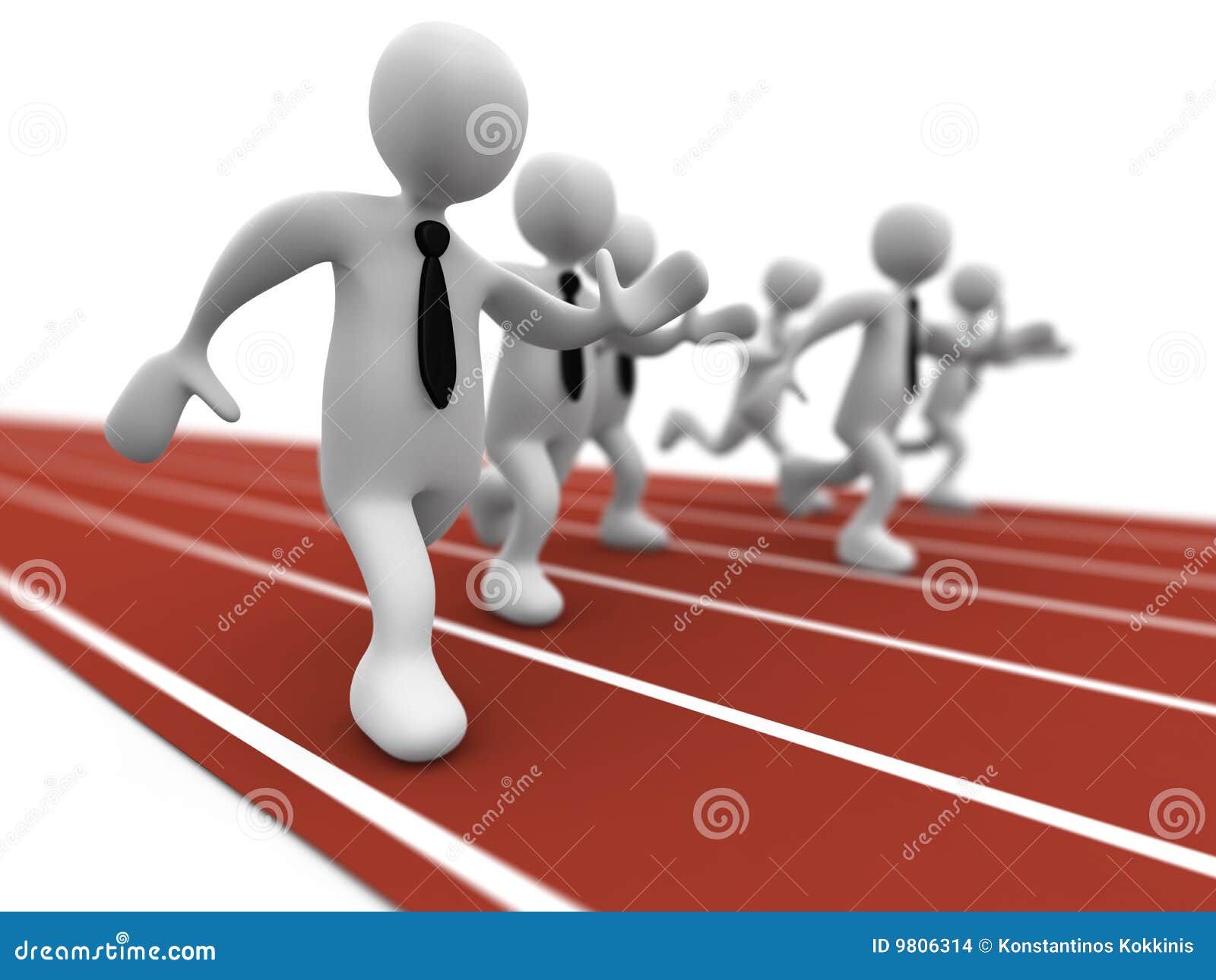 Business Competition, Rivalry Concept Sketch. Hand Drawn Isolated ...