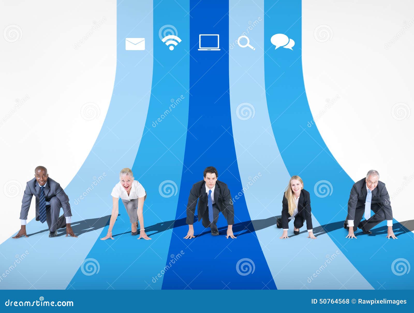 Business Competition Achievement Competitive Concept Stock Photo ...