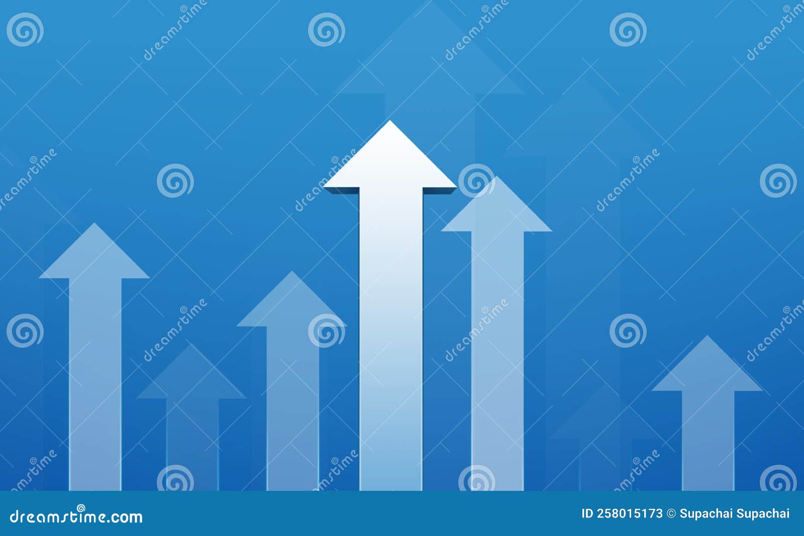 Business Competition. on the Arrow Path Stock Image - Image of future ...