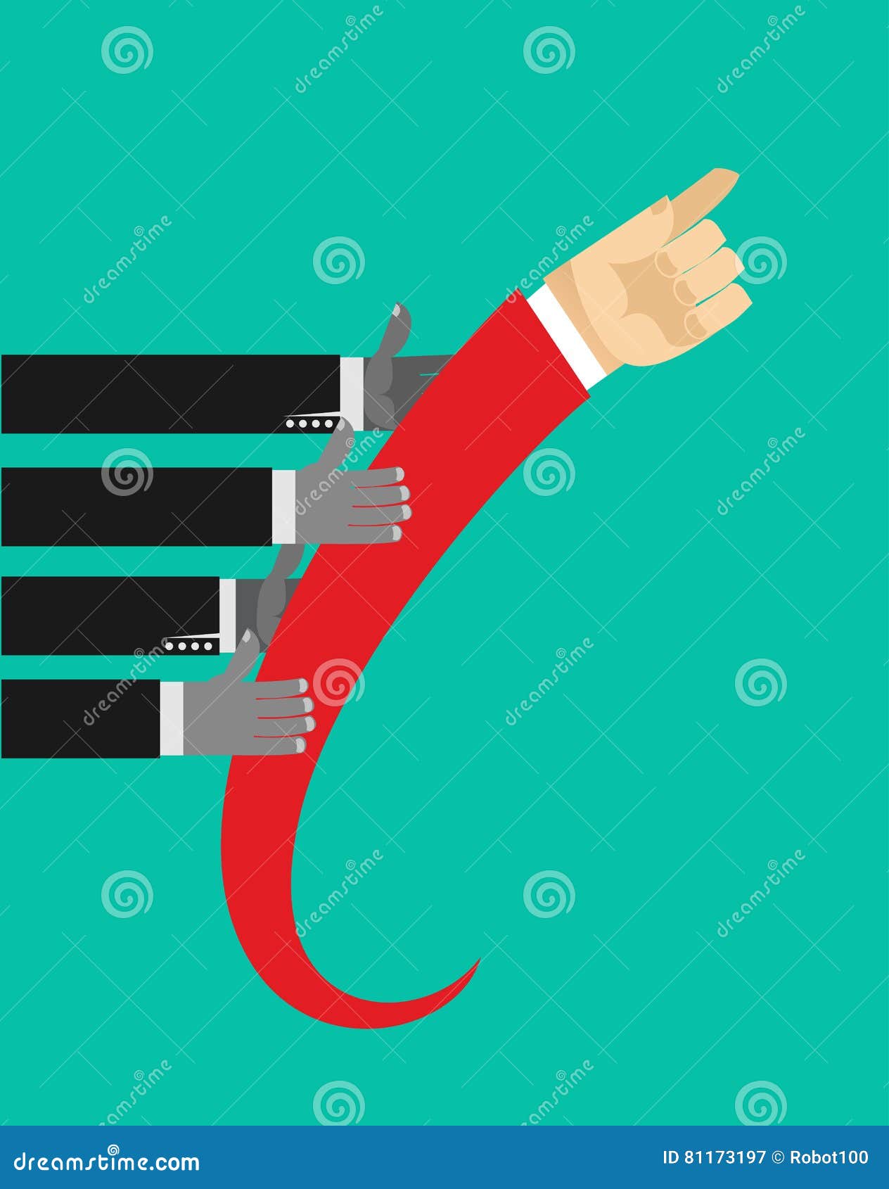 Business Competition. Business Graph of Growth Rates Stock Vector ...