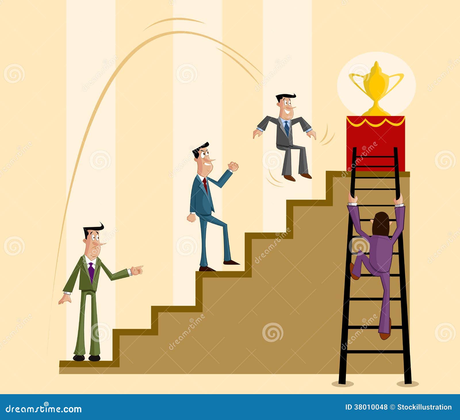 Business Competition Concept Stock Vector - Illustration of competition ...