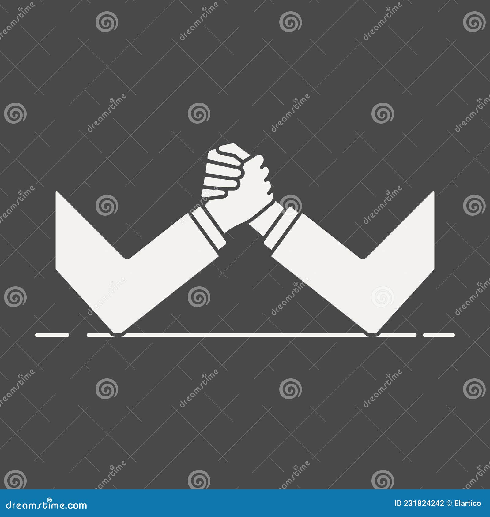 Business Competition - Business Icon in Flat Style. Graphic Design ...