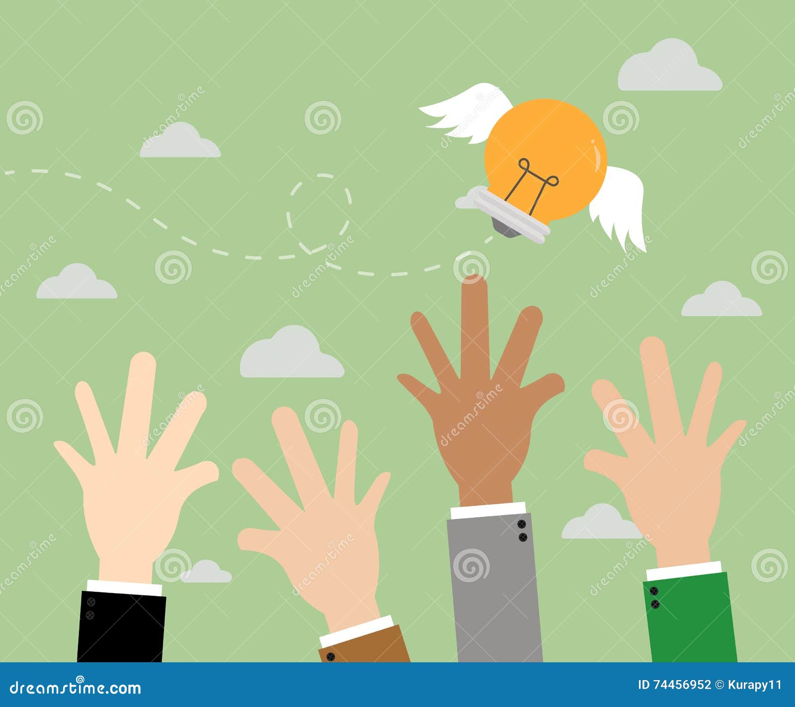 Business competition idea. stock illustration. Illustration of winner ...