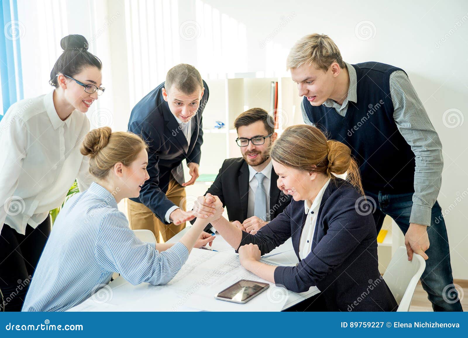 Business Competition in Office Stock Image - Image of meeting ...