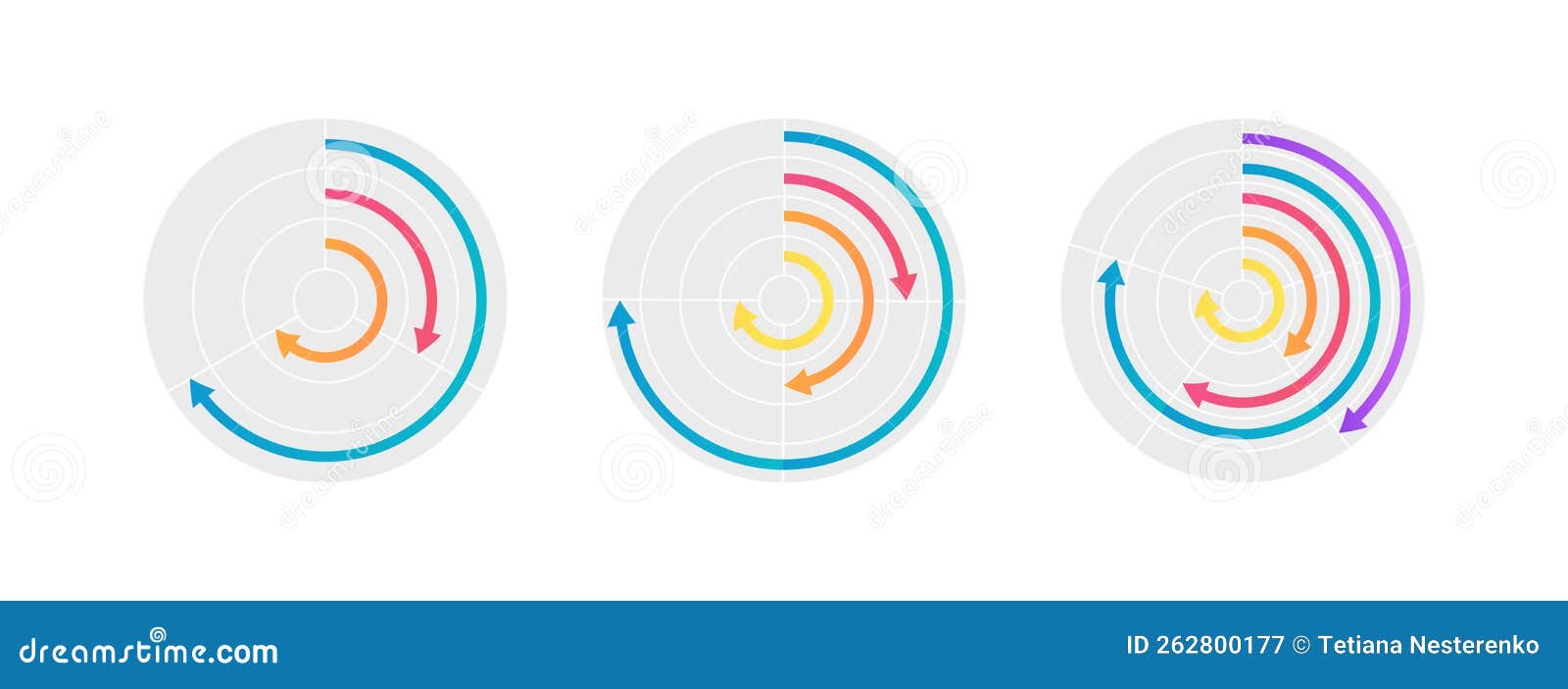 Business Competitors Development and Growth Infographic Chart Elements ...