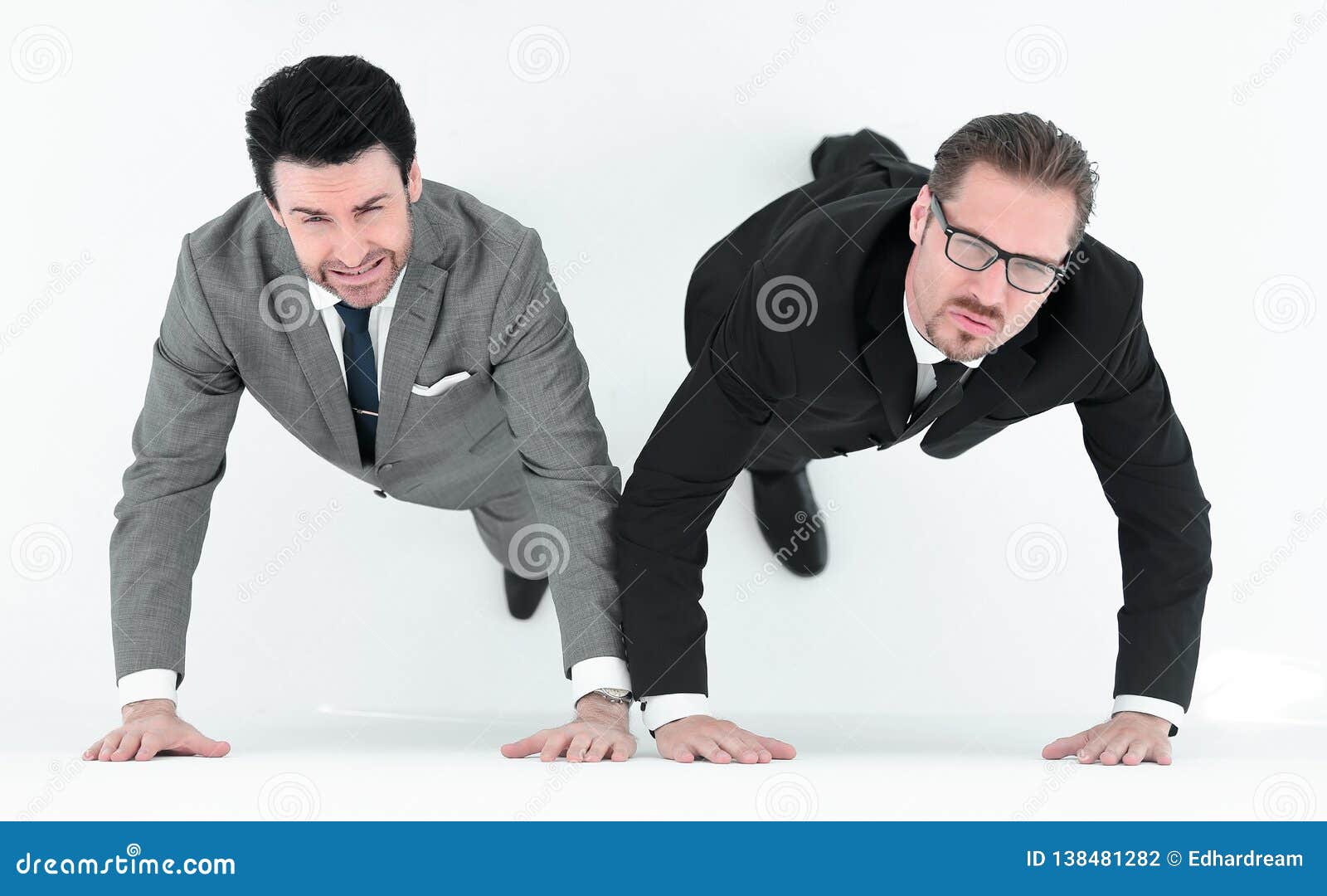 Business Competitors at the Starting Position. Stock Photo - Image of ...