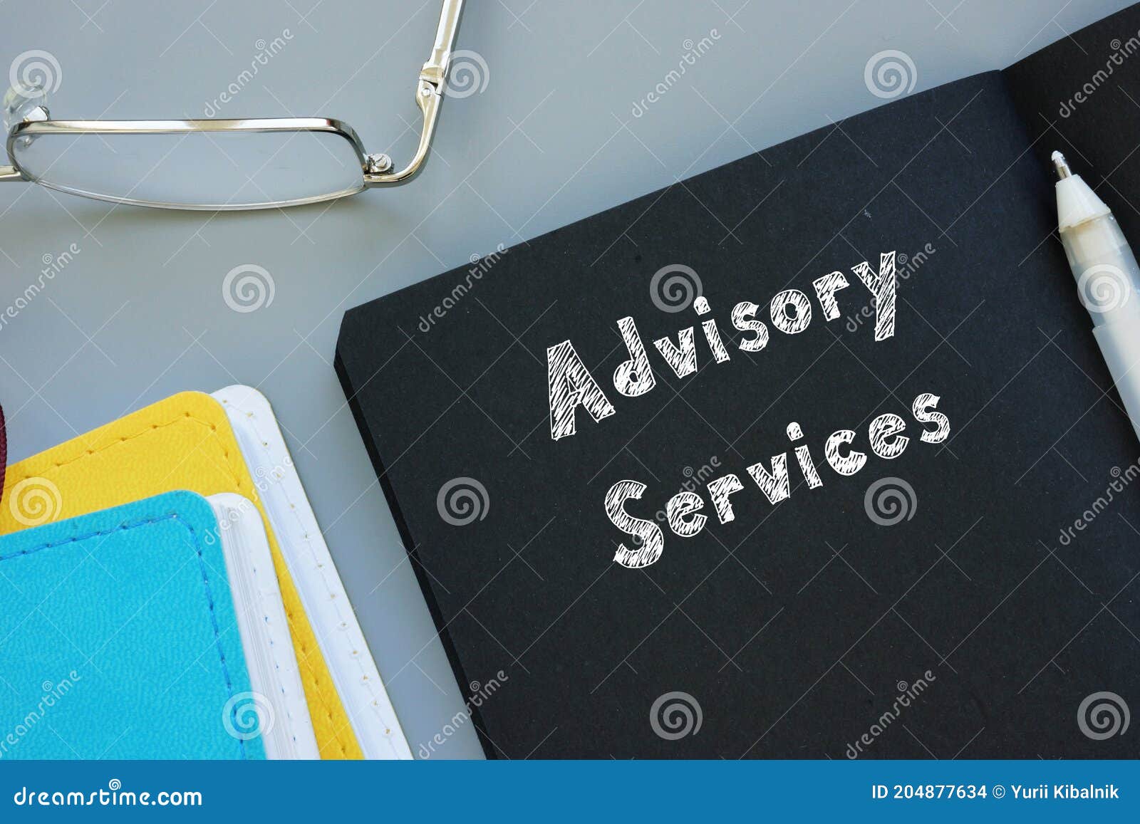 Business Concept about Advisory Services with Inscription on the Page ...