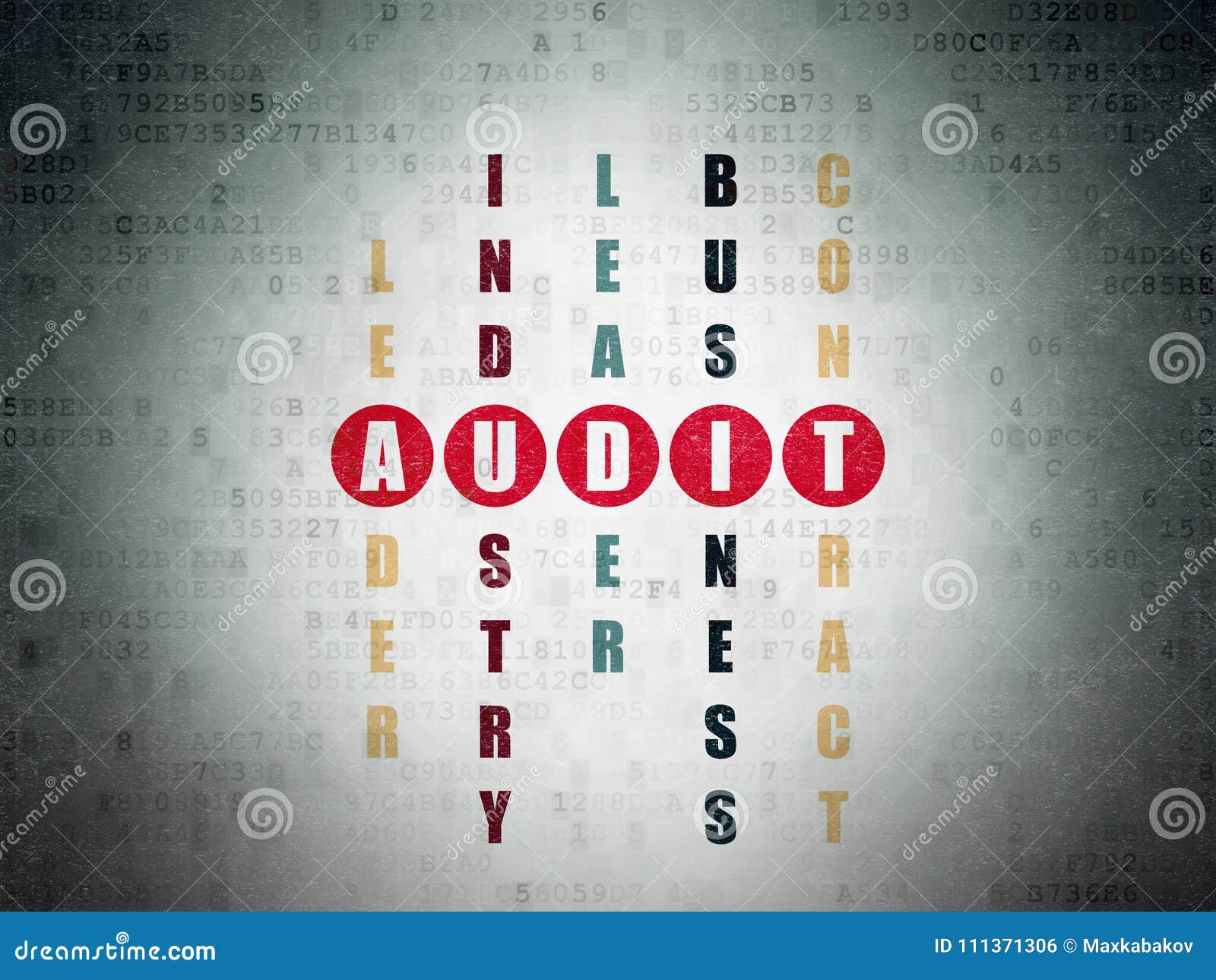 Business Concept: Audit in Crossword Puzzle Stock Illustration ... Business Concept: Audit in Crossword Puzzle Stock Illustration ...