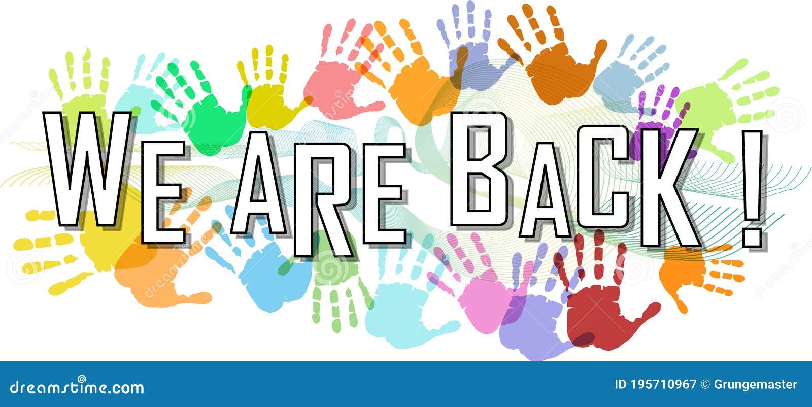 Business Concept, we are Back Restart Business after the Corona ...