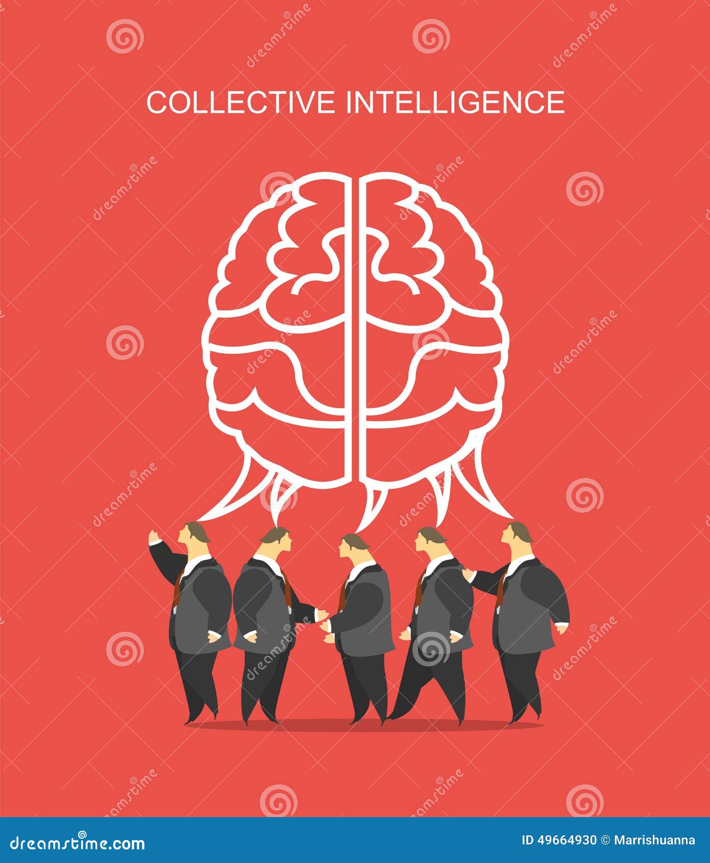 Collective Consciousness Pattern Seamless. Artificial Intelligence ...